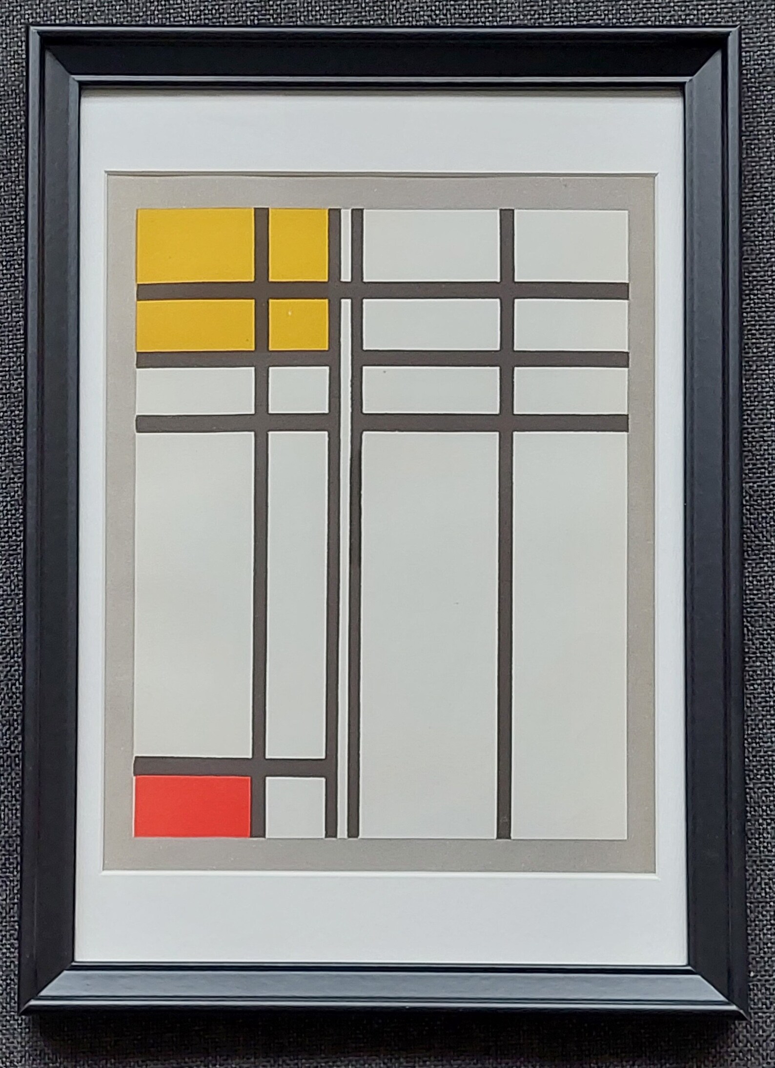 Piet Mondrian. Color Serigraph, 1956 // Concrete Art - Etsy