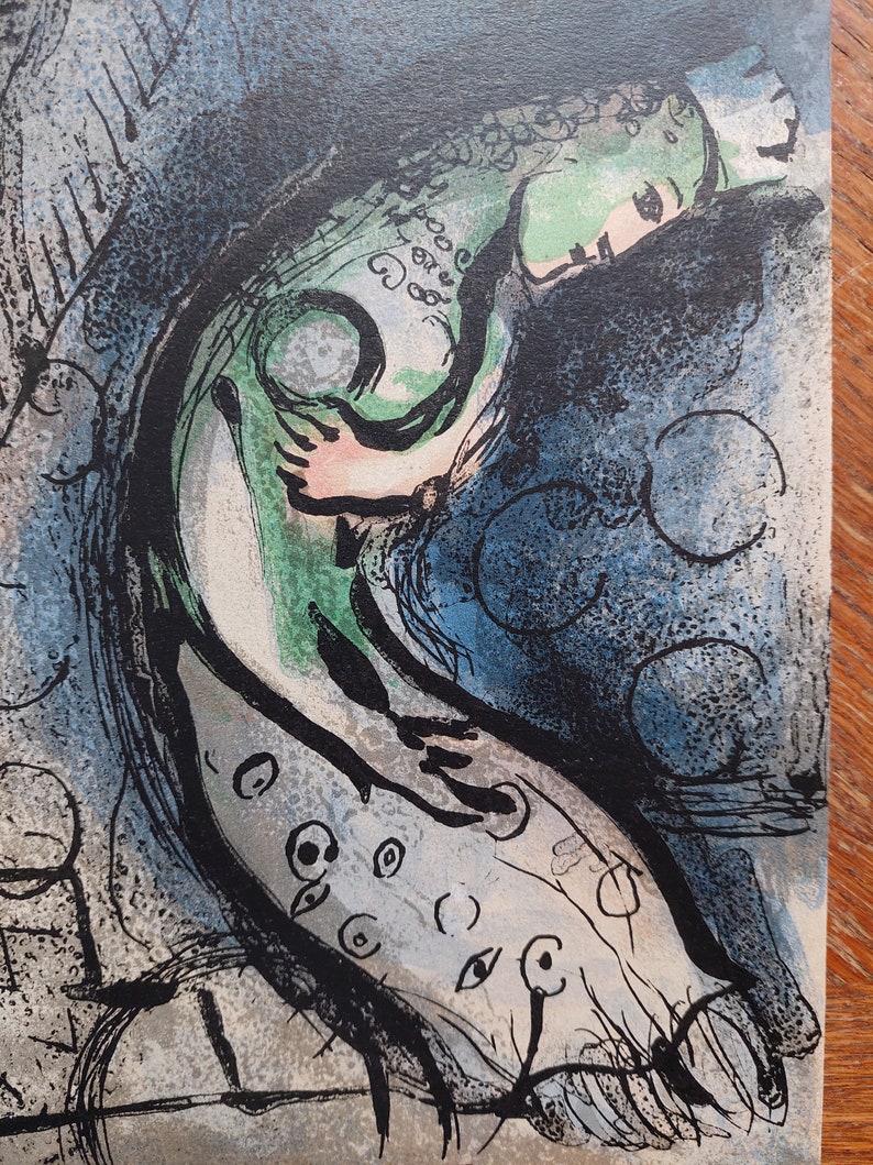 Marc Chagall. Original Lithograph assuérus Chasse - Etsy