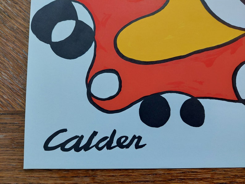 Alexander CALDER Original Lithograph, 1968 / Original Print by Calder ...