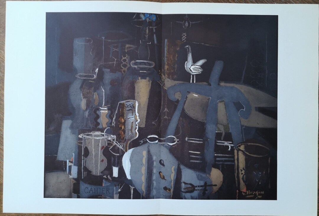 Georges Braque, Lithograph "atelier Vi", Galerie Maeght Paris 1964 - Etsy