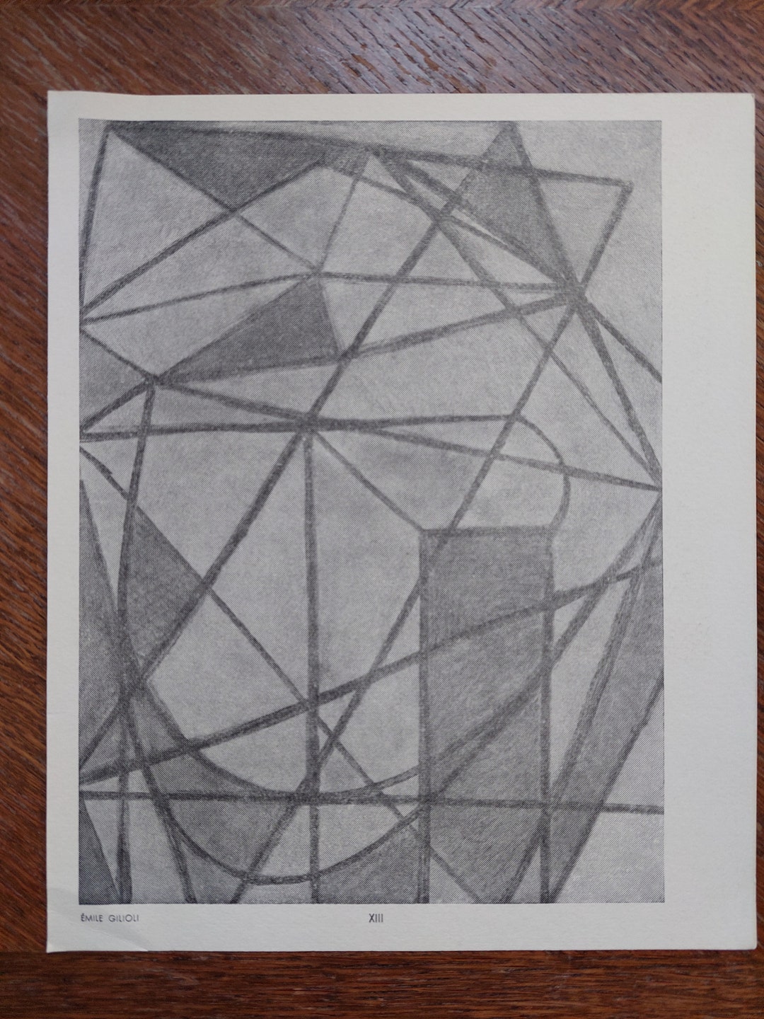 Émile Gilioli Original Pochoir, 1952 (témoignages Pour L’art Abstrait ...