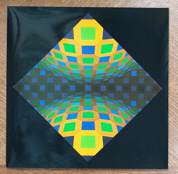Victor Vasarely Original Heliogravure - Etsy