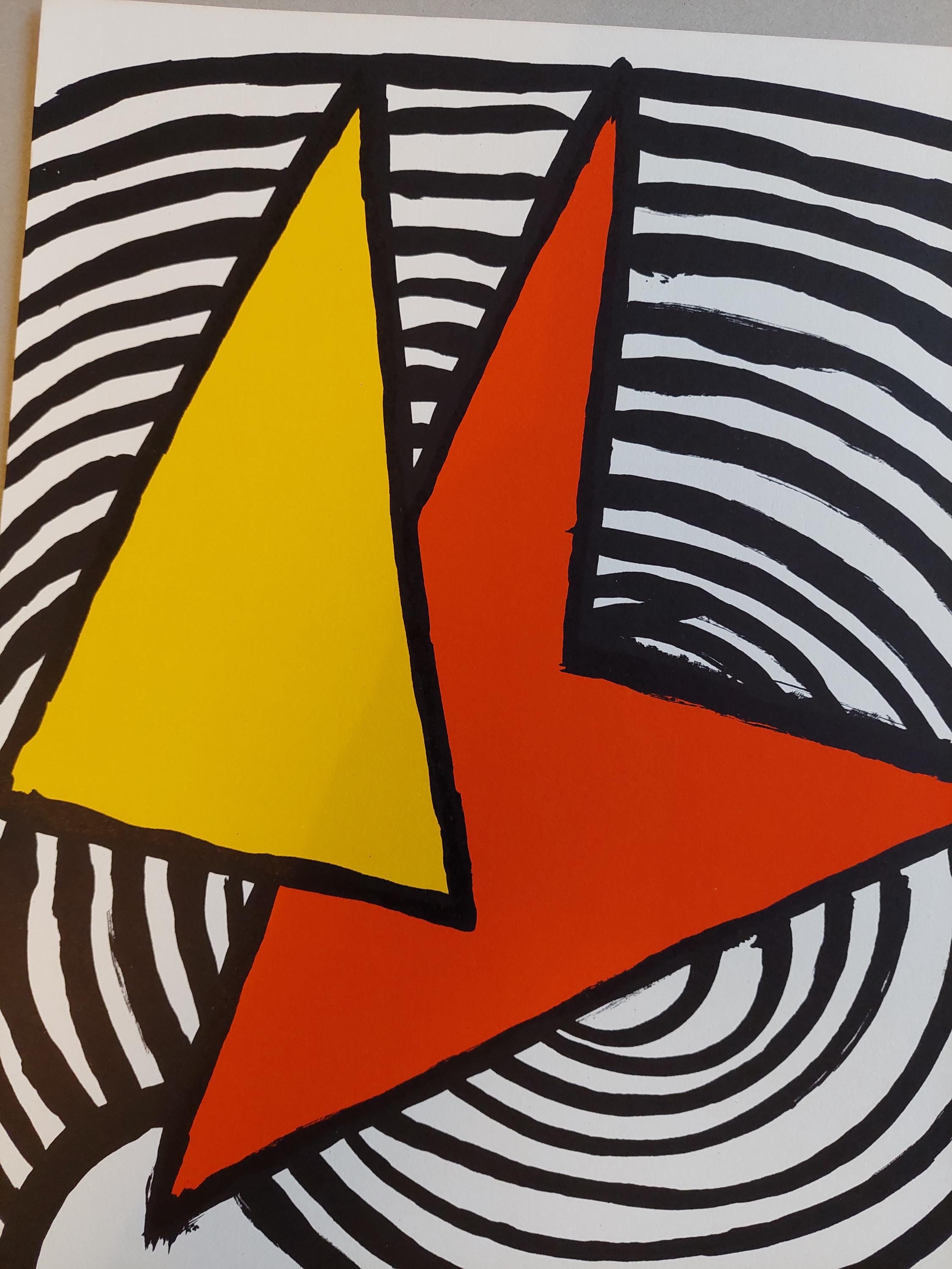 Alexander CALDER Original Lithograph, 1973 / Original Print by Calder ...