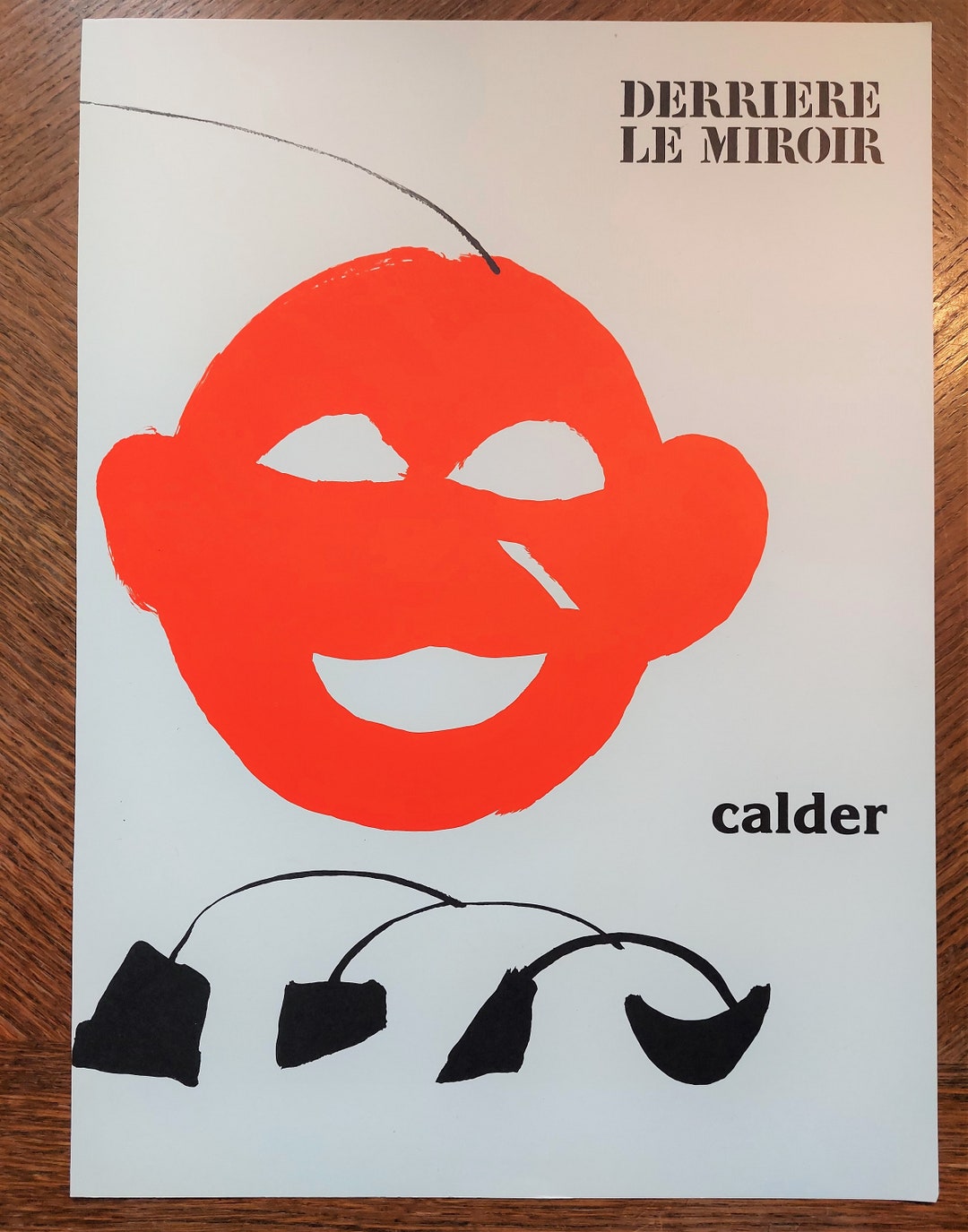 Alexander Calder Original Lithograph mask - Etsy