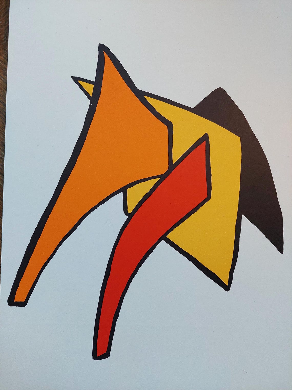 Alexander CALDER Original Lithograph "stabile Iii", 1963 / Original ...