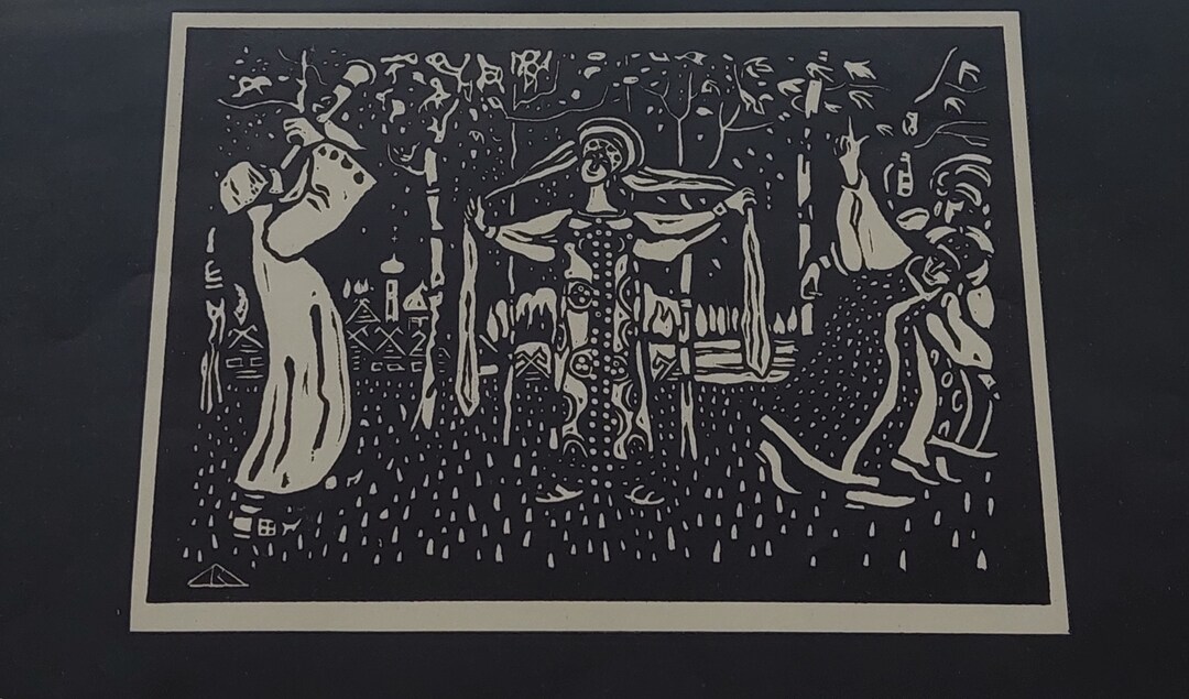 Wassily KANDINSKY Original Heliogravure "the Birch Trees". Paris, 1909 ...