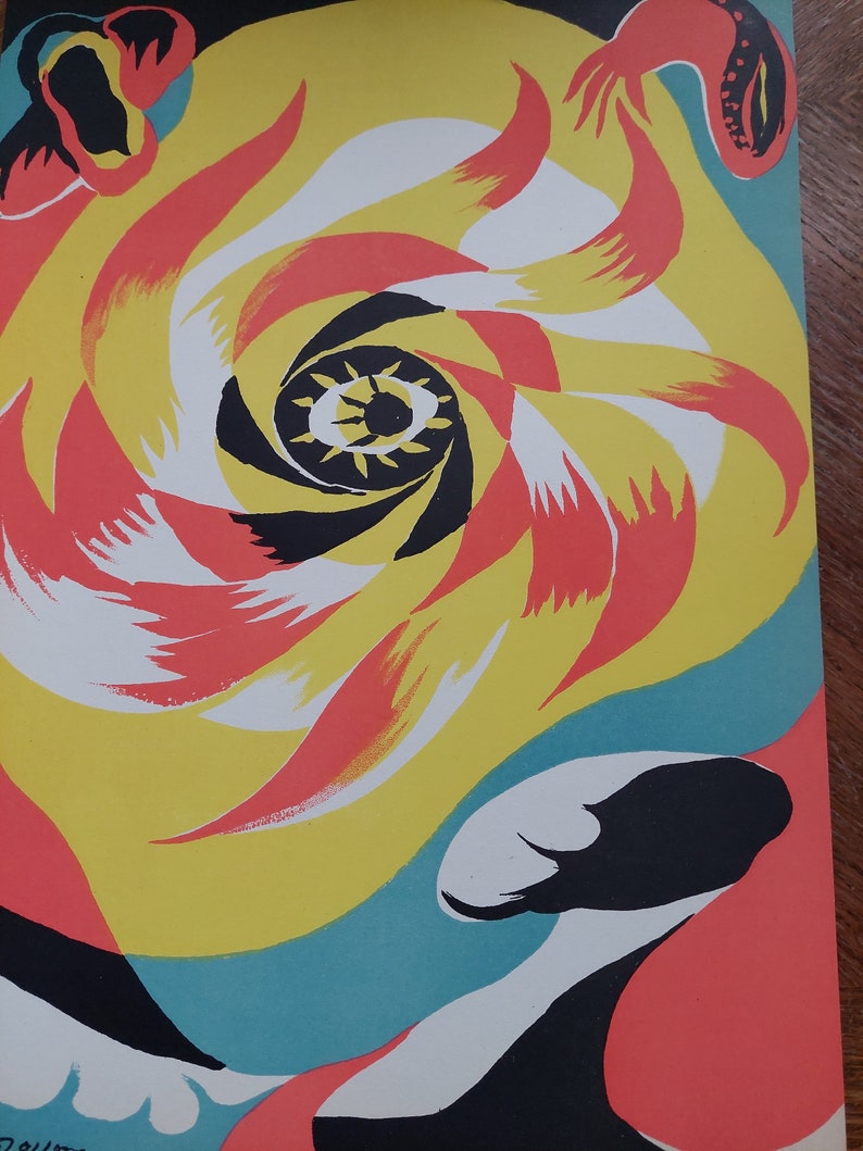 André Masson, Original Lithograph the Sun, 1938, Printed Signature - Etsy