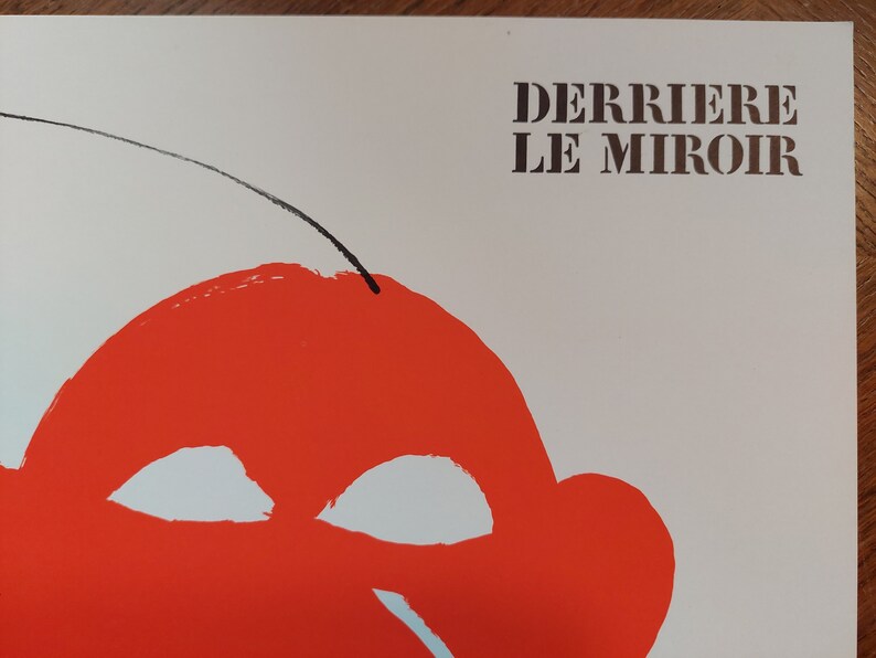 Alexander Calder Original Lithograph mask - Etsy