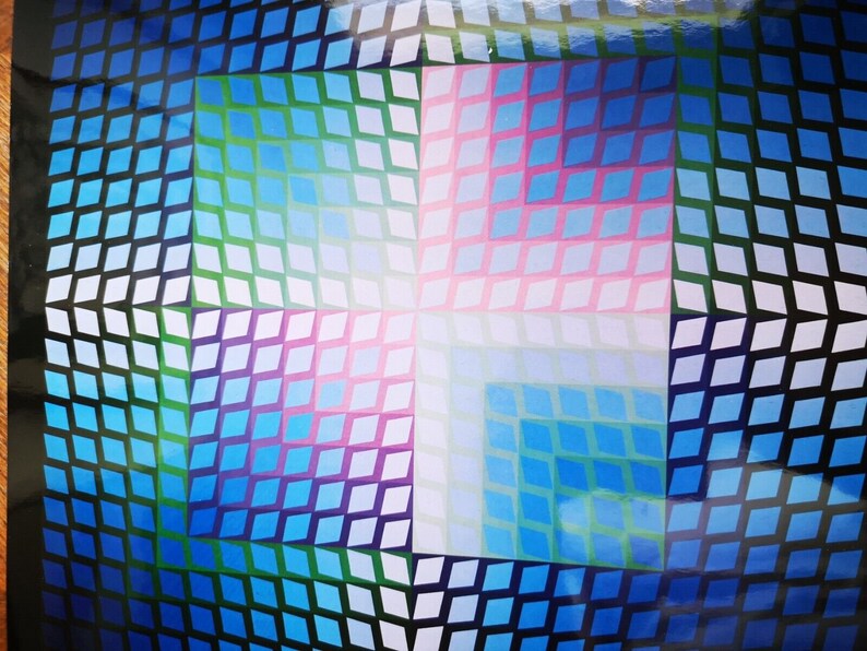 Victor Vasarely Original Heliogravure - Etsy