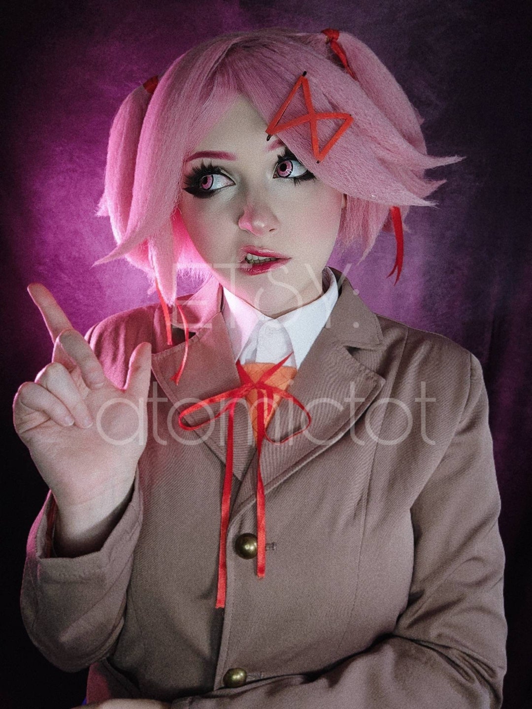 Doki Doki Literature Club Natsuki Cosplay Print 2 - Etsy UK