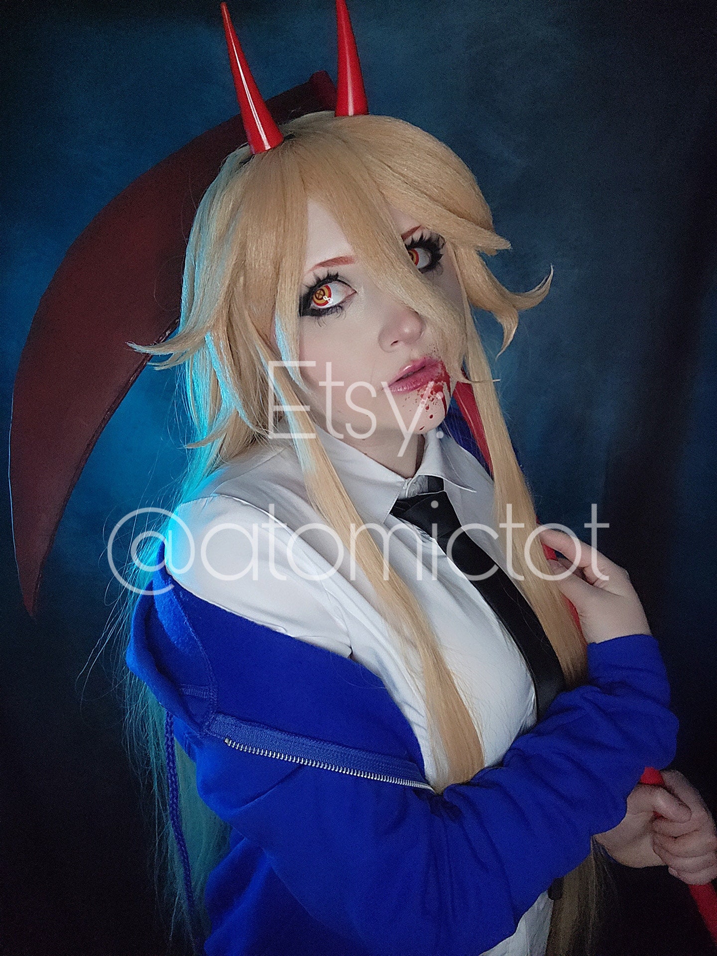 Power CSM Anime Cosplay Print 1 - Etsy