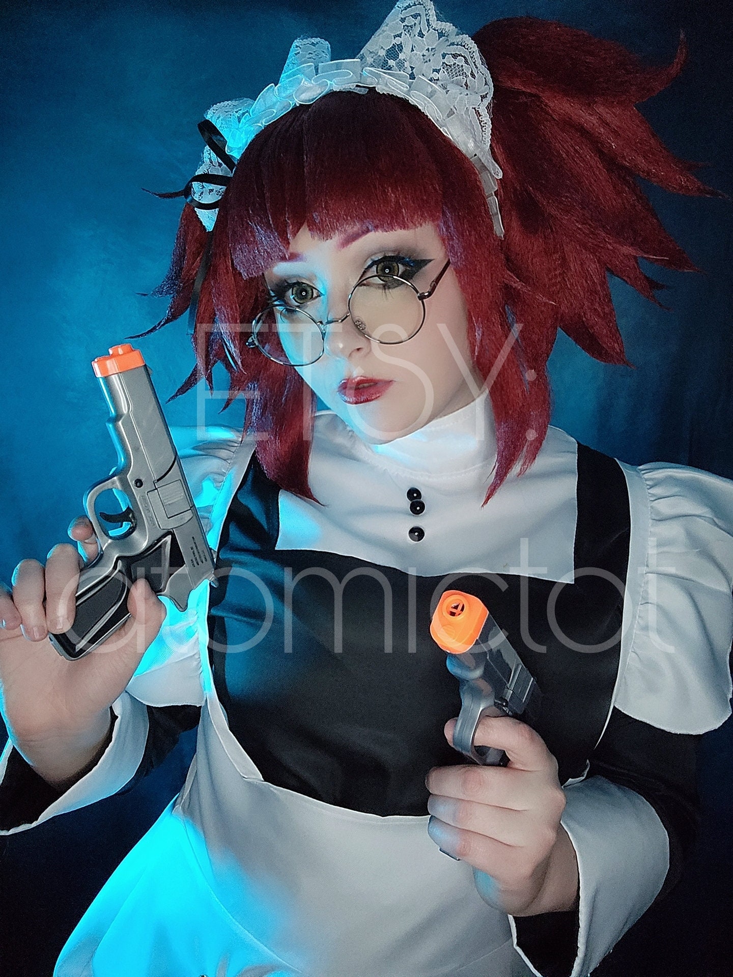 Black Butler Mey Rin With Guns