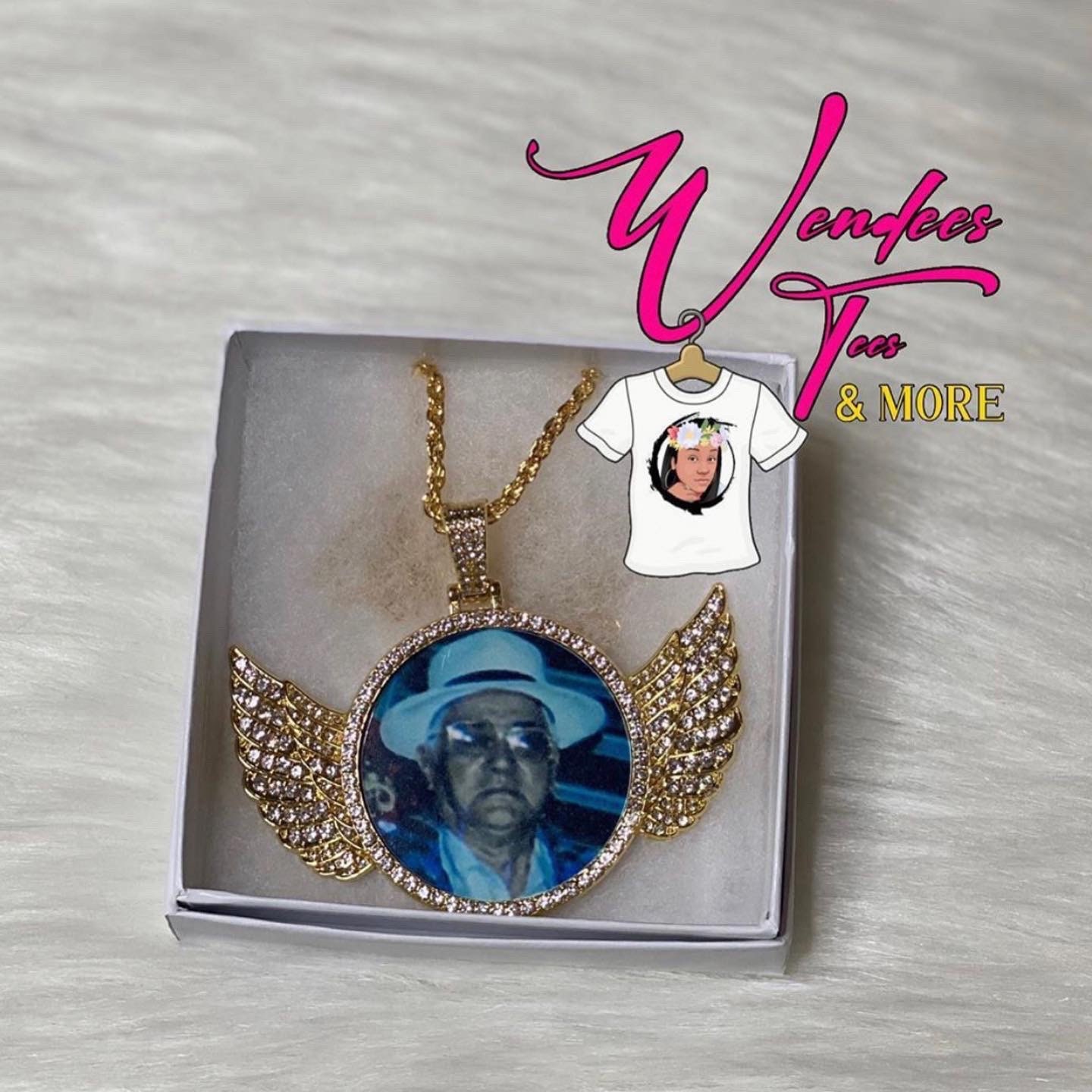 Custom Photo Necklace, Custom Made Photo, Photo Chains, Picture ...