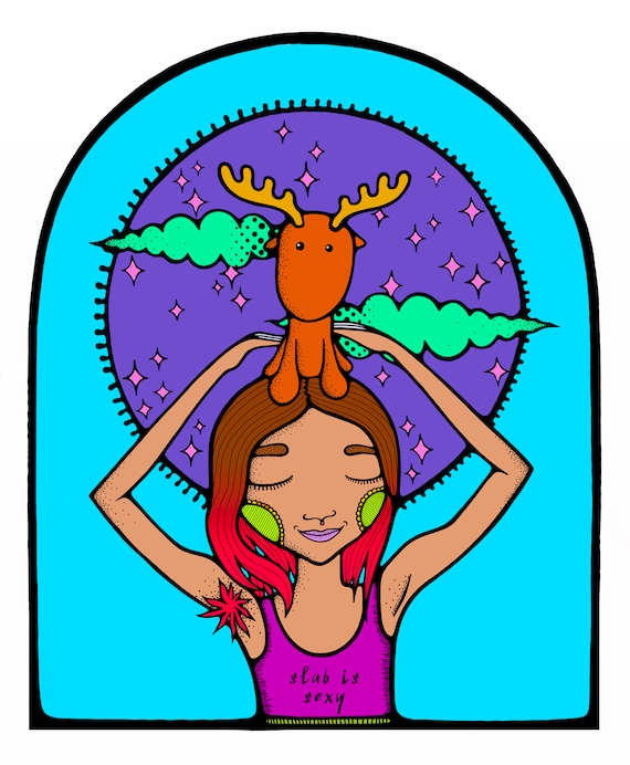 Anna Sticker Blue - Etsy