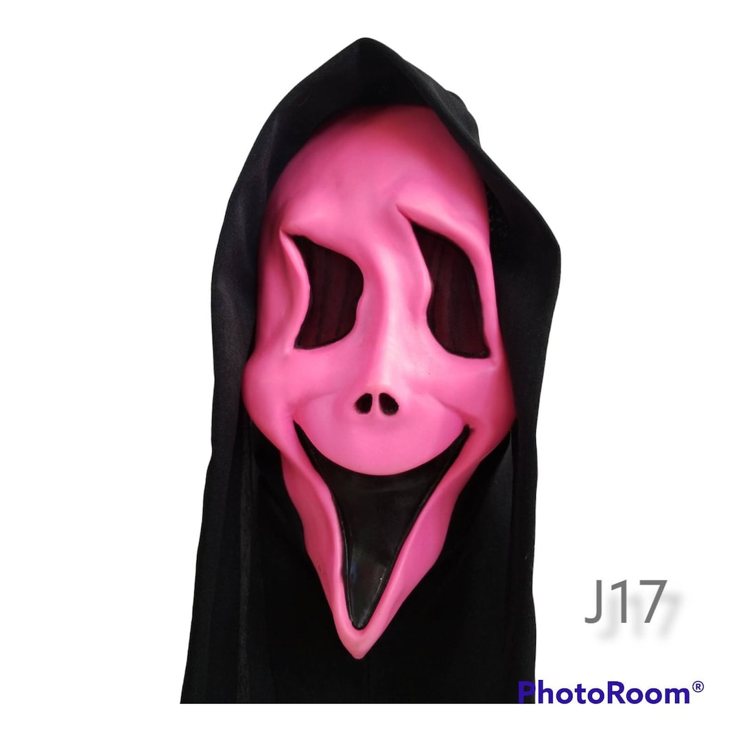 Scream Ghostface Pink Fluorescent Fun World Div Scary Rare - Etsy