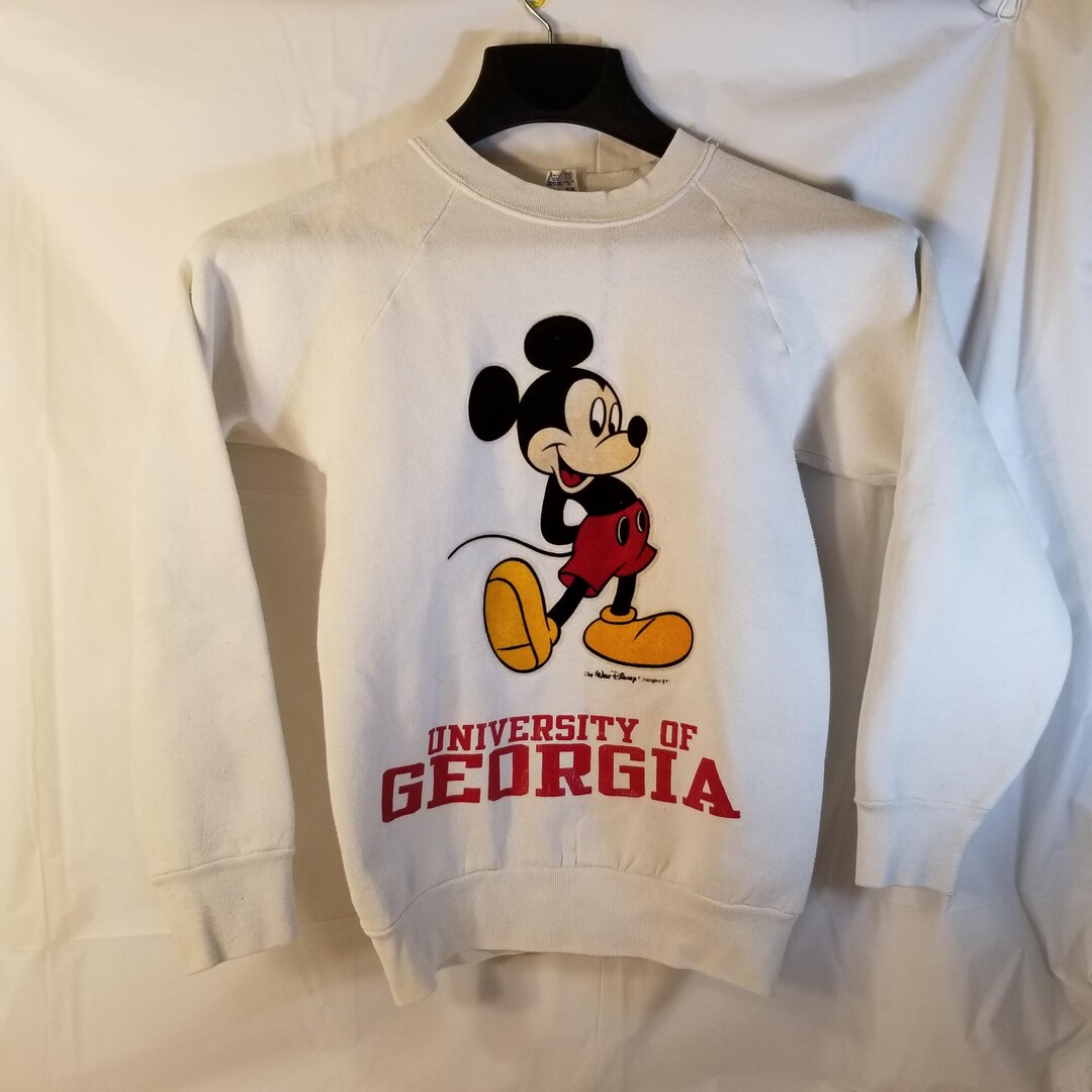 Vtg Champion Disney Mickey Mouse Sweatshirt Small Youth University of ...