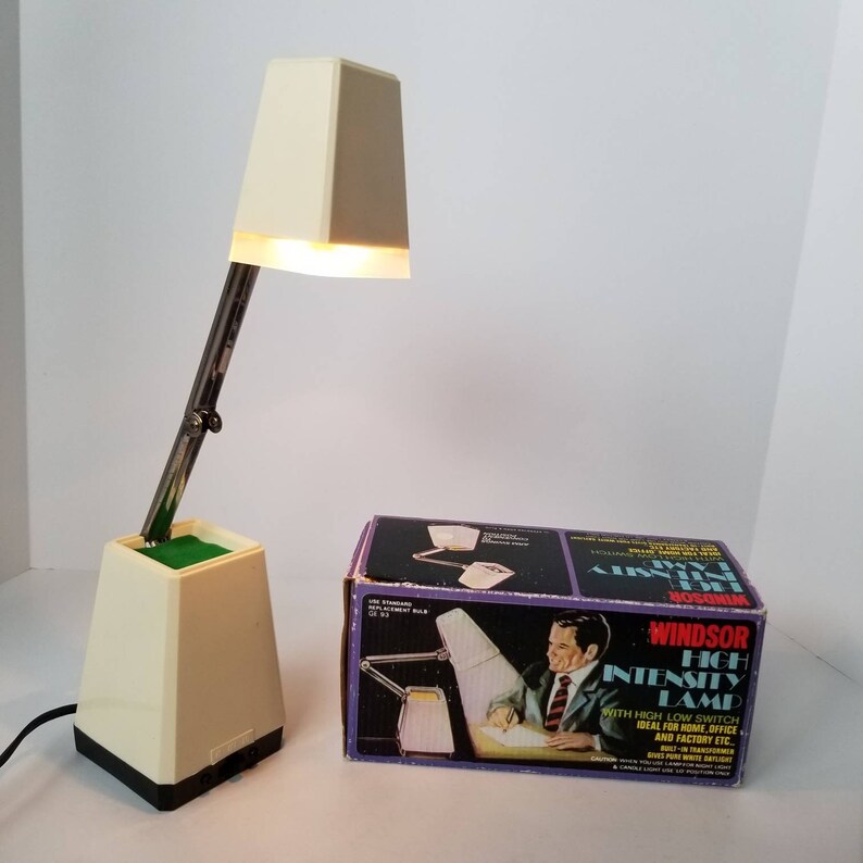 Vintage Foldable Windsor High Intensity Desk Lamp Light Hong Kong New ...