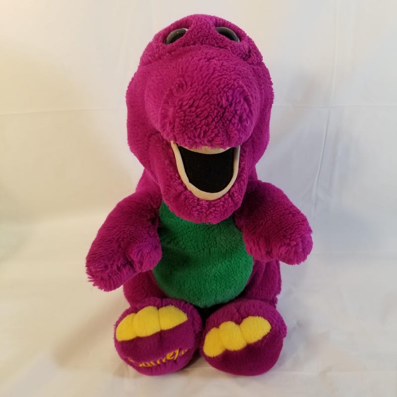 Barney Plush - Etsy