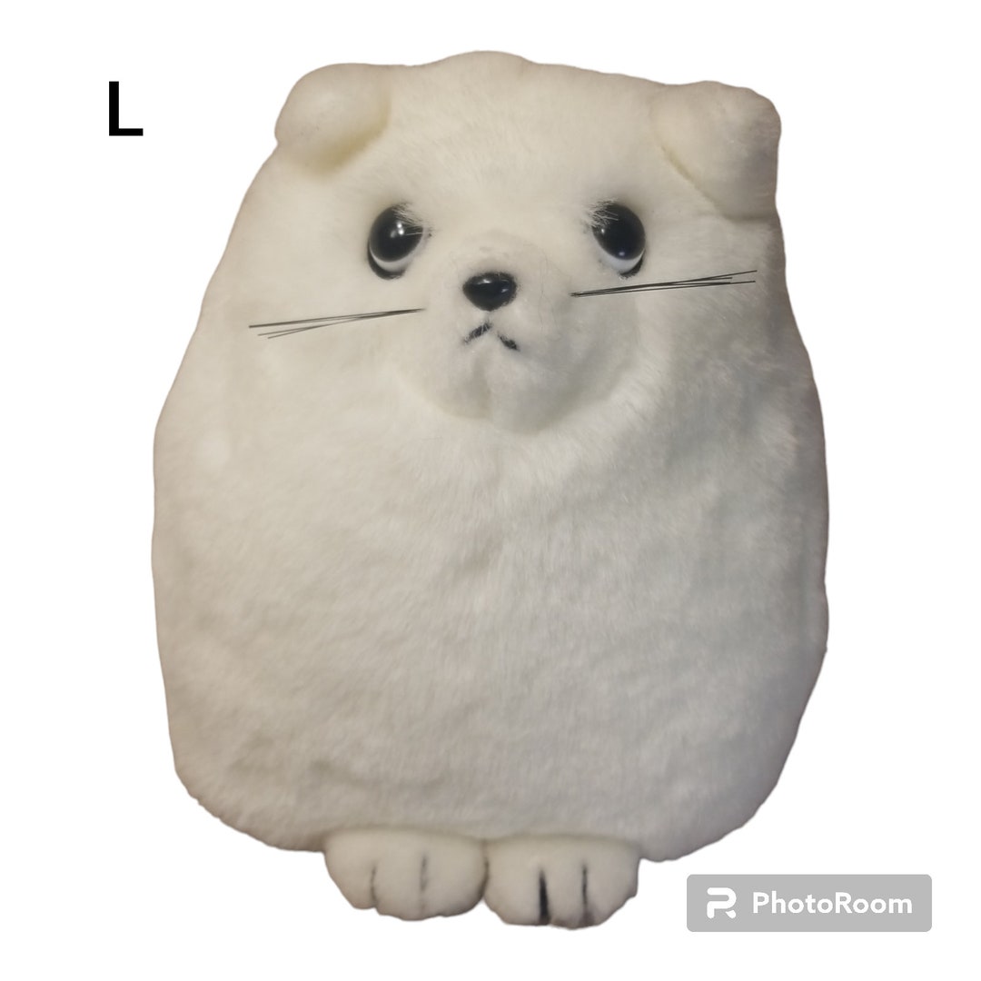 Vintage White Cat Dakin Plush 1980 Silvia Silvan 9 Inch Japan Stuffed ...