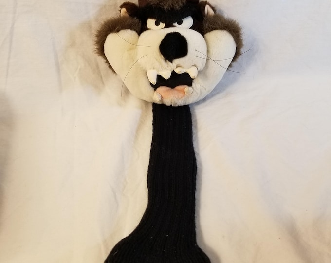 Vintage Taz Tasmanian Devil Golf Club Head Cover Warner Bros Studio ...