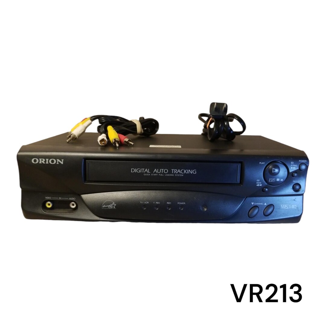 Orion VR213 4-head HI-FI Vhs Vcr With AV Cable Tested Works No Remote ...