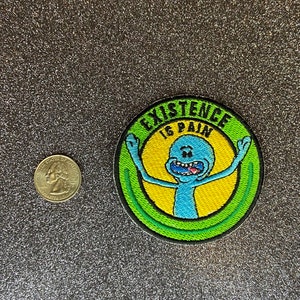 Existence is Pain Alien Helper Iron-on/sew-on Patch | Existence is Pain ...