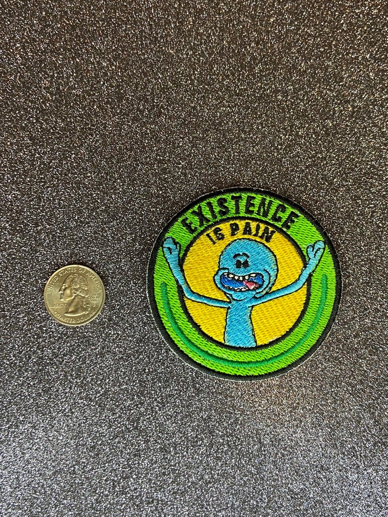 Existence is Pain Alien Helper Iron-on/sew-on Patch | Existence is Pain ...