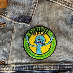 Existence is Pain Alien Helper Iron-on/sew-on Patch | Existence is Pain ...