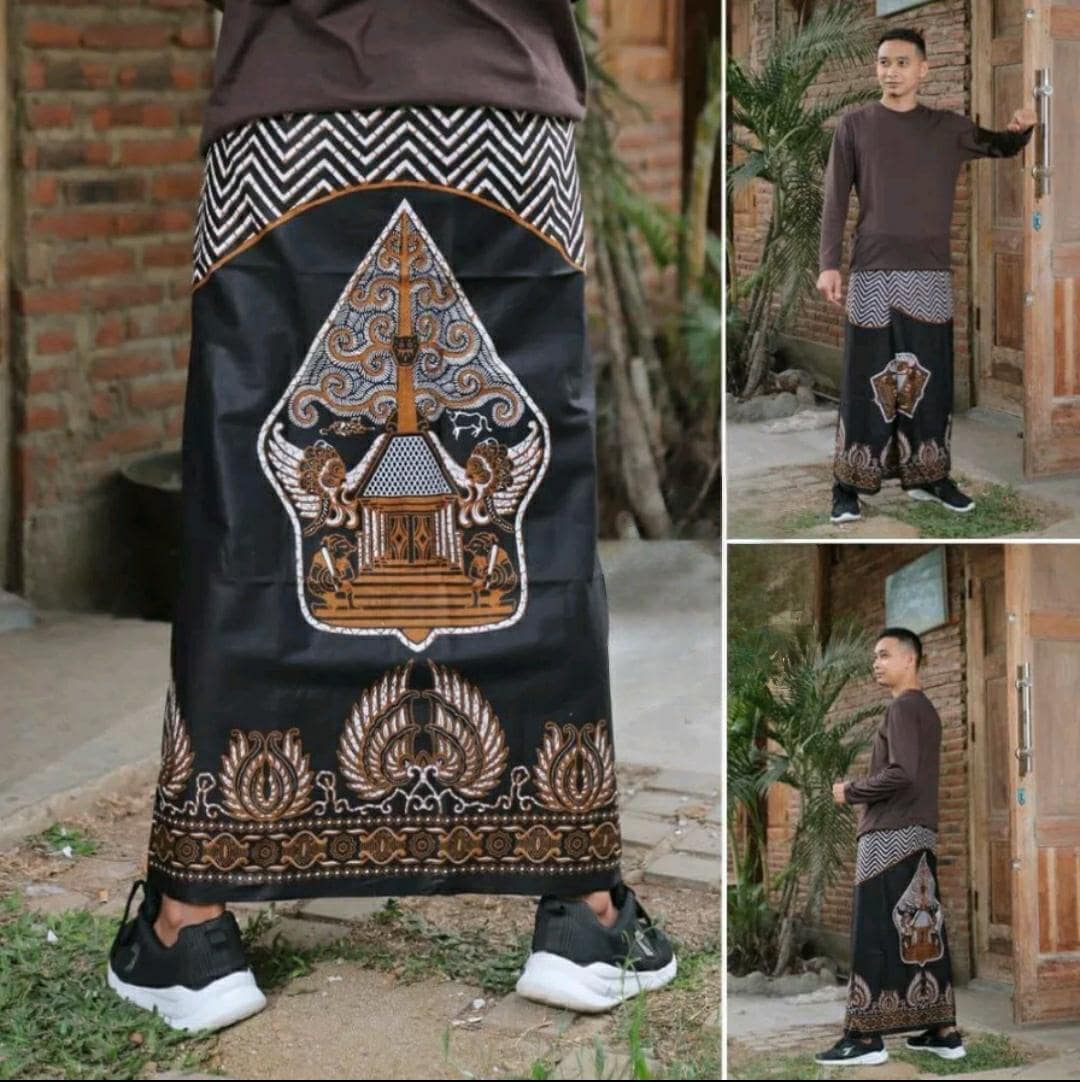 Men's Cotton Batik Sarong: Traditional Indonesian Design - Etsy