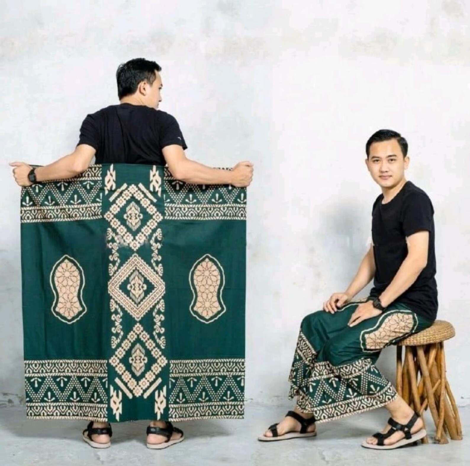 Traditional Tube-shaped Batik Sarong|printed Sarong|handmade Men's ...
