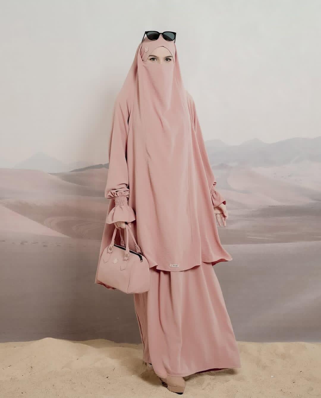 Two Pieces Prayer Clothes/islamic Prayer Dress/abaya Hajj and Umrah ...