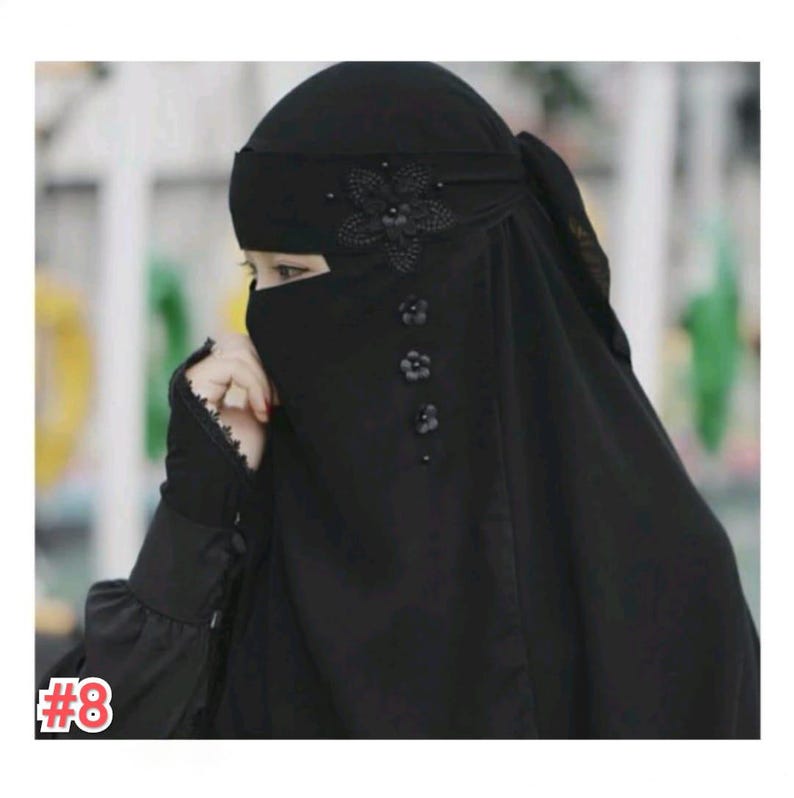 Buy One Get One Free: Islamic Niqab Veil & Handsock Set - Etsy