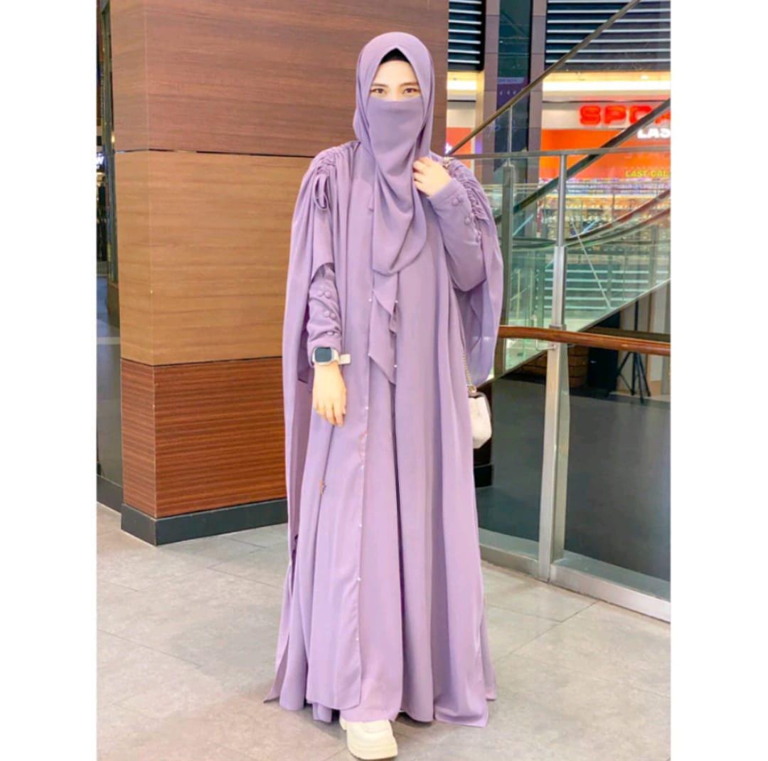 Abaya Muslimah Set Hijab Niqab Outer/hijab Prayer Clothes/islamic Abaya ...