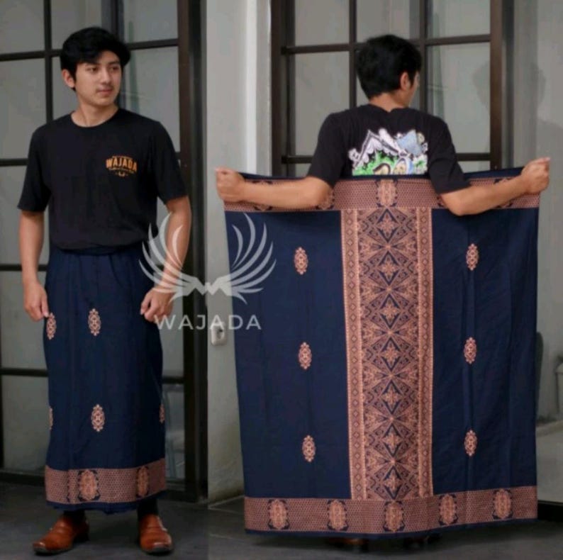 Traditional Tube-shaped Batik Sarong|printed Sarong|handmade Men's ...