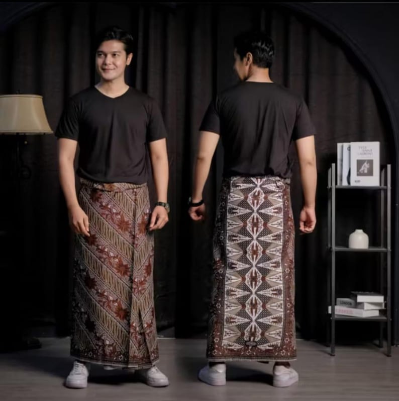 Modern Classic Cotton Sarong, Beachwear Wrapped Around Men Women ...
