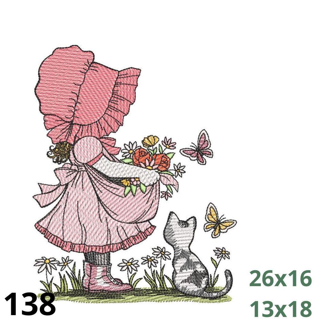 Peasant Girl Embroidery Pattern - Etsy
