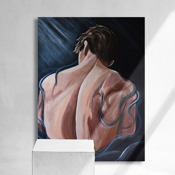 Abstract Male Figure - Etsy