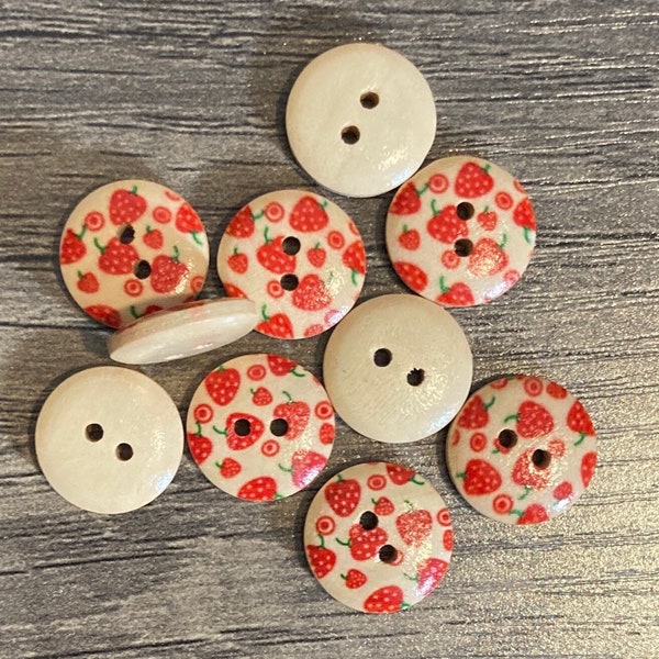 Fruit Buttons - Etsy