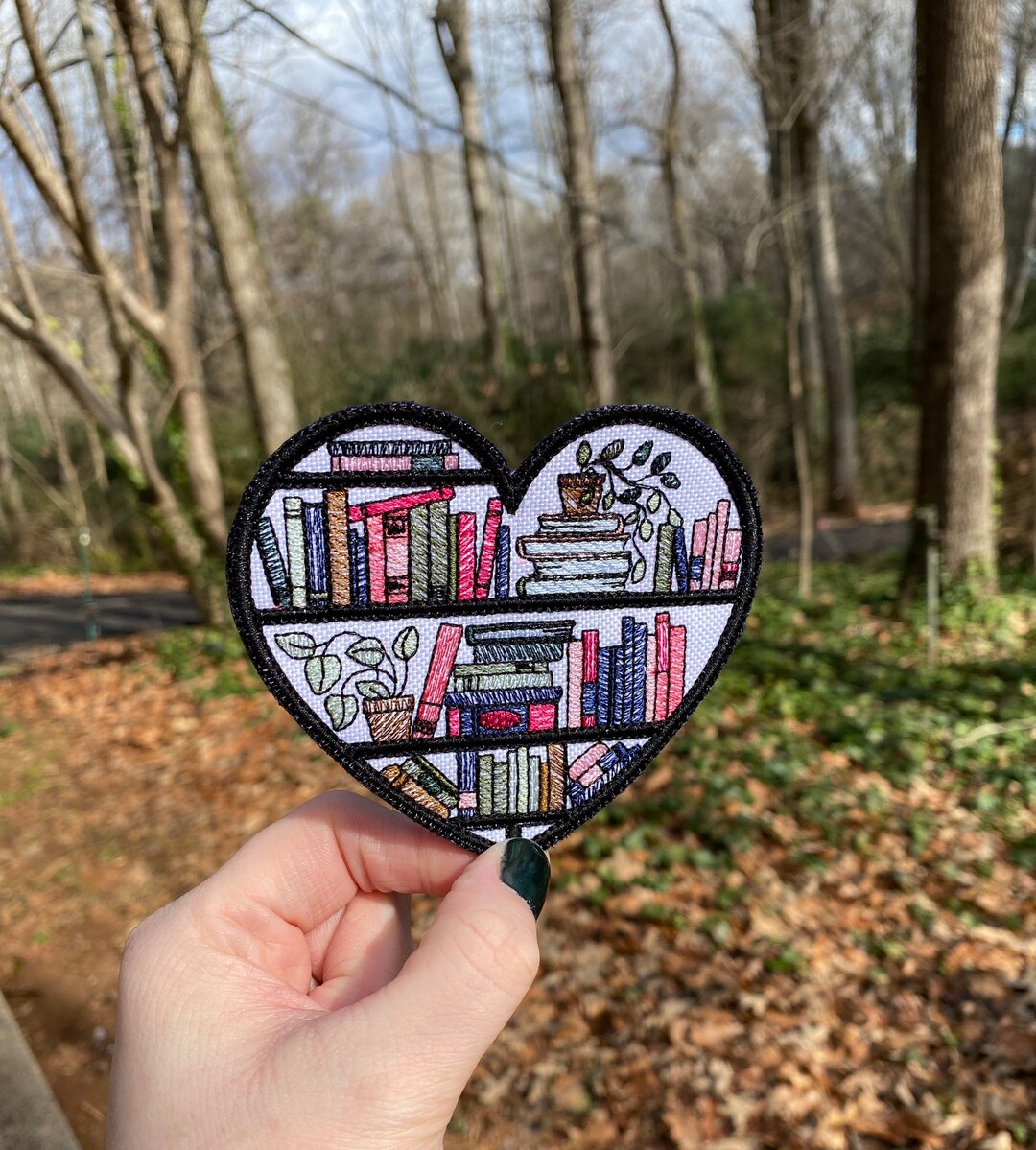Put Your Heart Into Reading Patch/bookshelf Patch/literature Patch ...