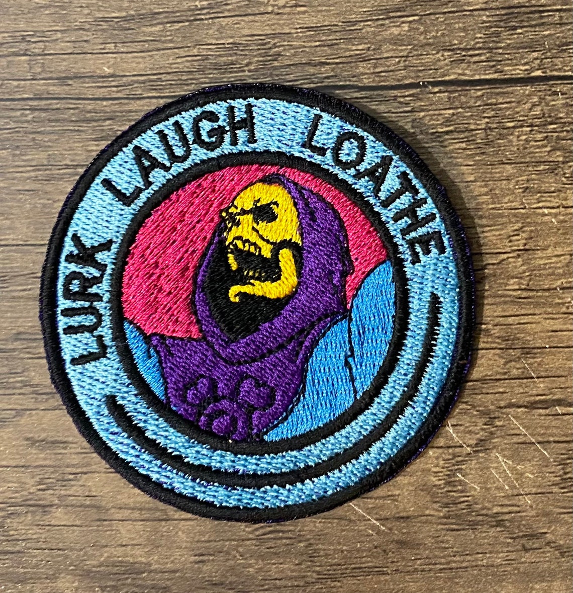 Laugh Lurk Loathe Meme Patch for Jackets Sweaters Jeans - Etsy