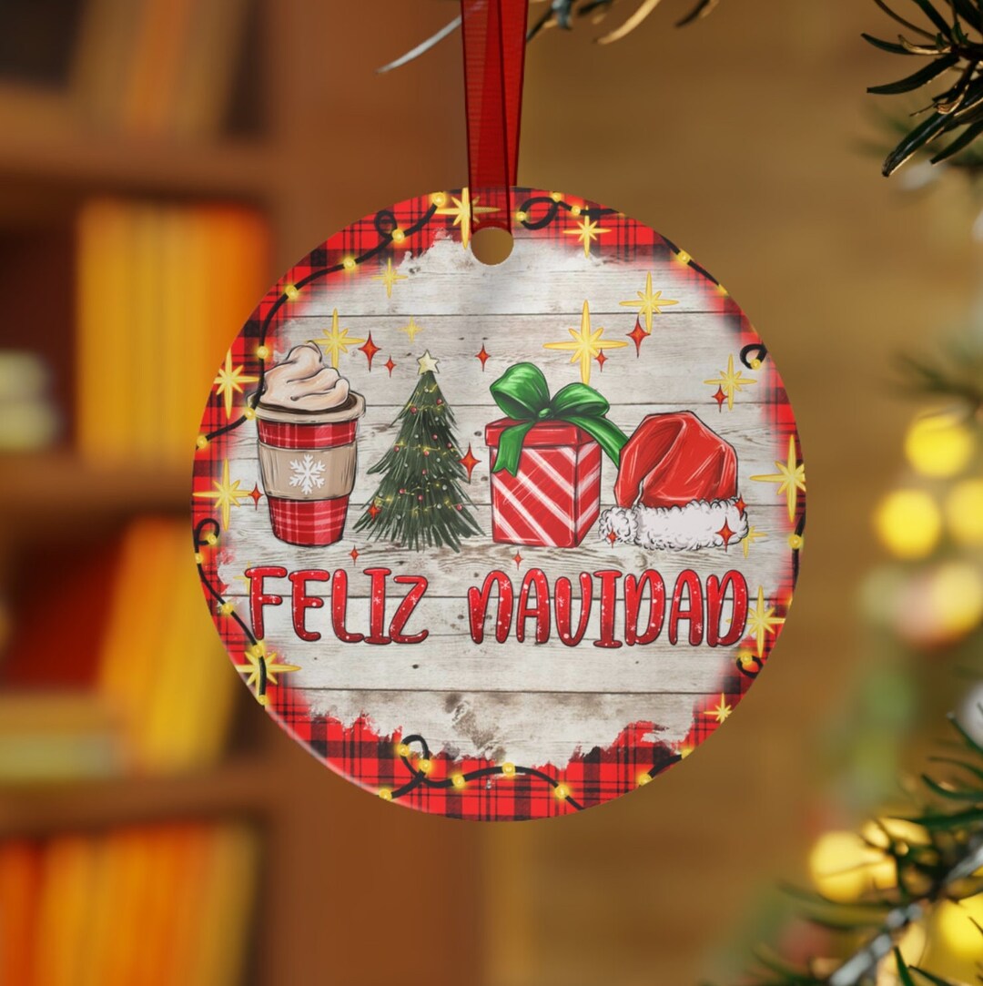 Feliz Navidad Christmas Ornaments, Merry Christmas, Gifts for Friends ...