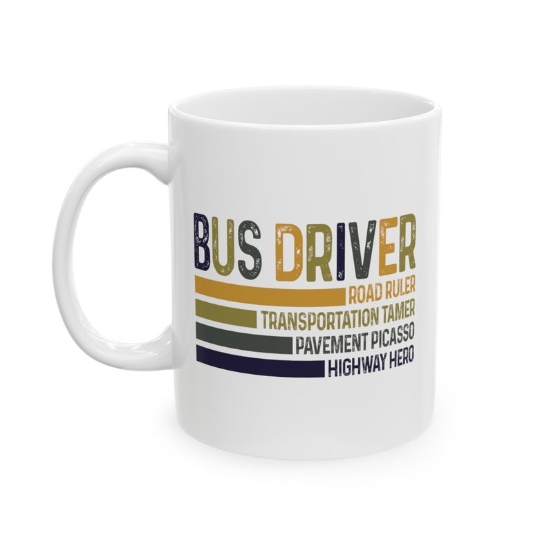 Bus Driver Coffee Mug Coffee Cup Bus Driver Back to School Gift School ...