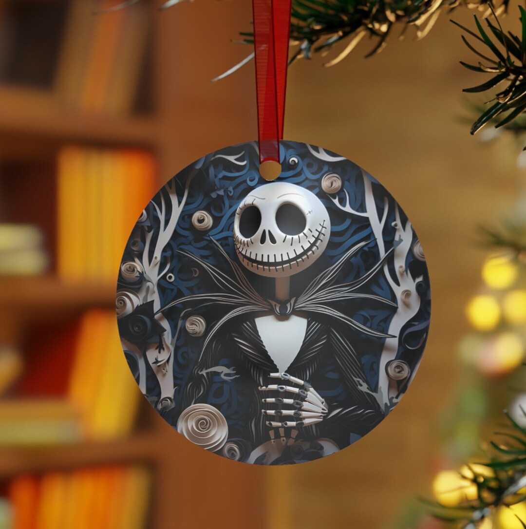Skeleton Christmas Ornaments, Holiday Decor, Christmas Gift, Jack ...