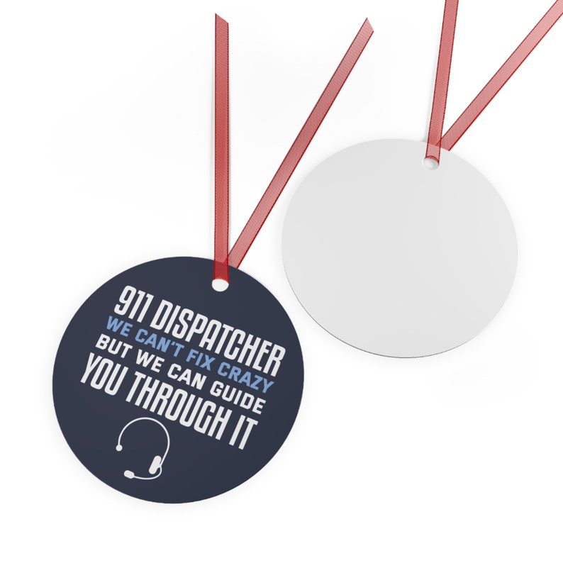 911 Dispatcher, Can't Fix Crazy, Christmas Ornaments, Funny Ornament ...