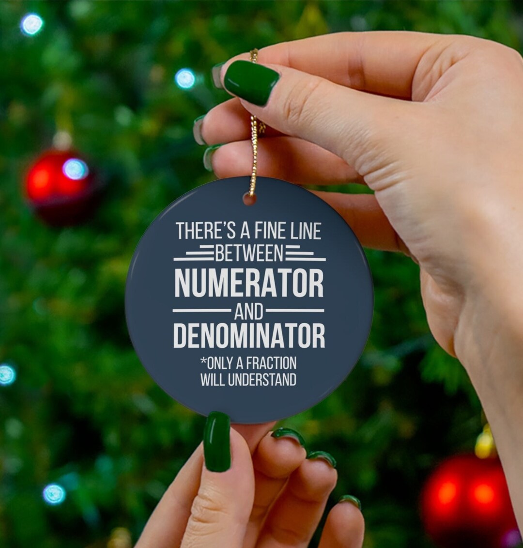 Math Teacher Gift, Ceramic Christmas Ornaments, Christmas Gifts ...