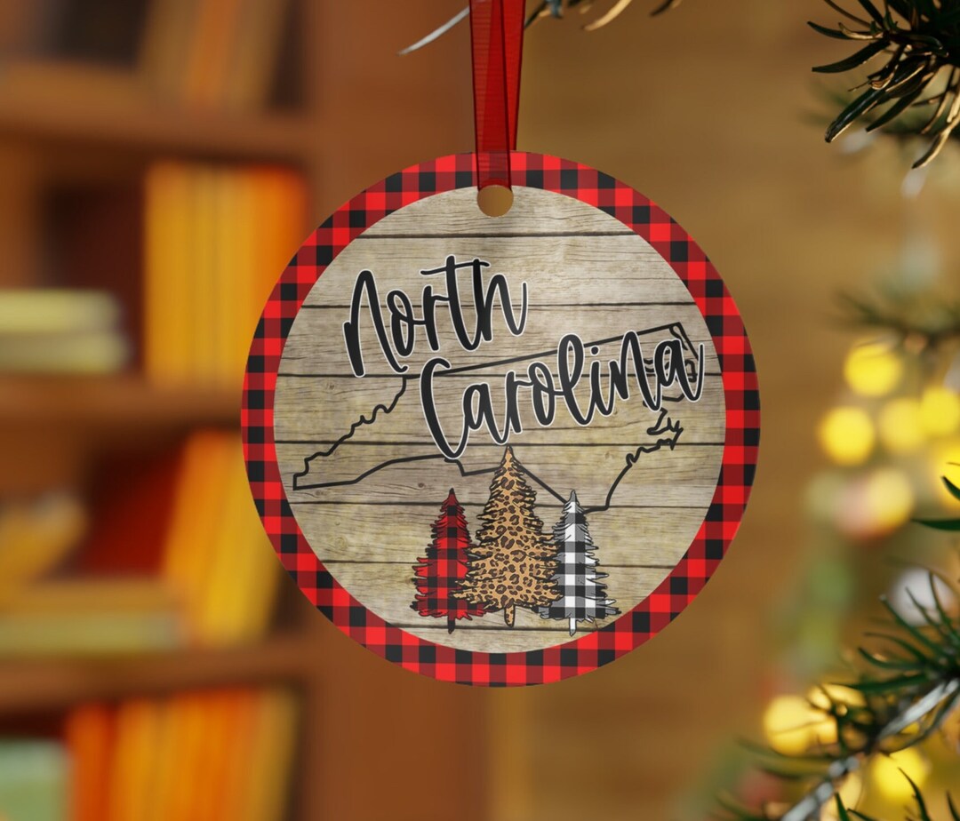 North Carolina State Christmas Ornament Gift for Her, Him, Friend ...