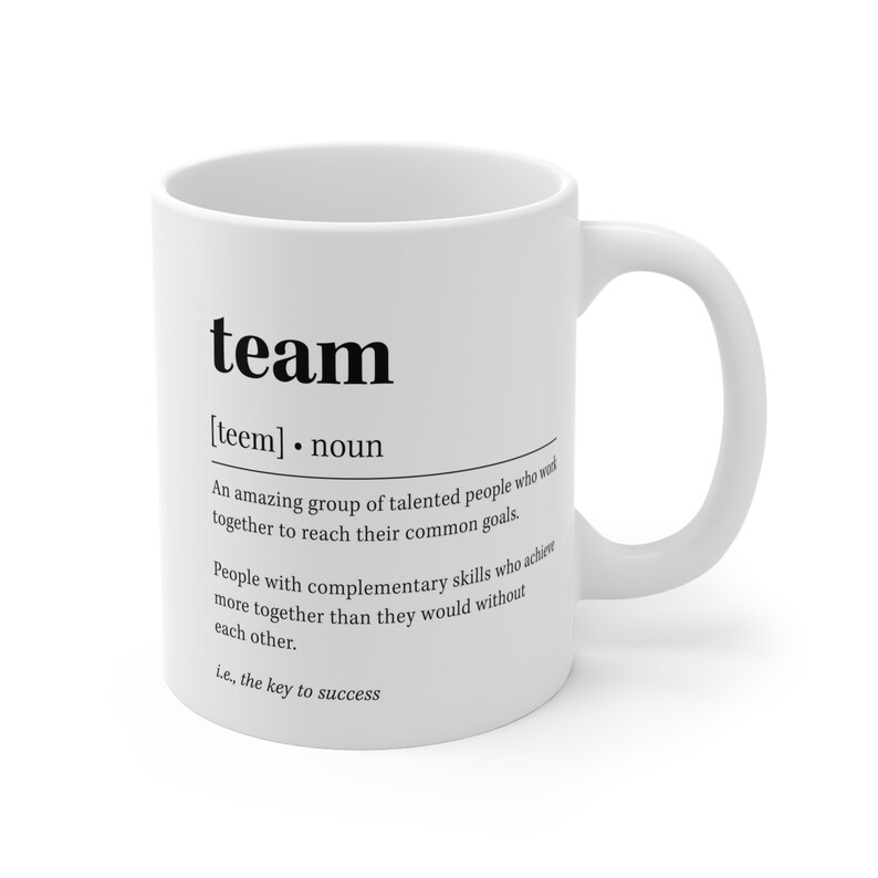 Sports Team Gifts, Team Definition Coffee Mug, Coffee Cup, Team ...