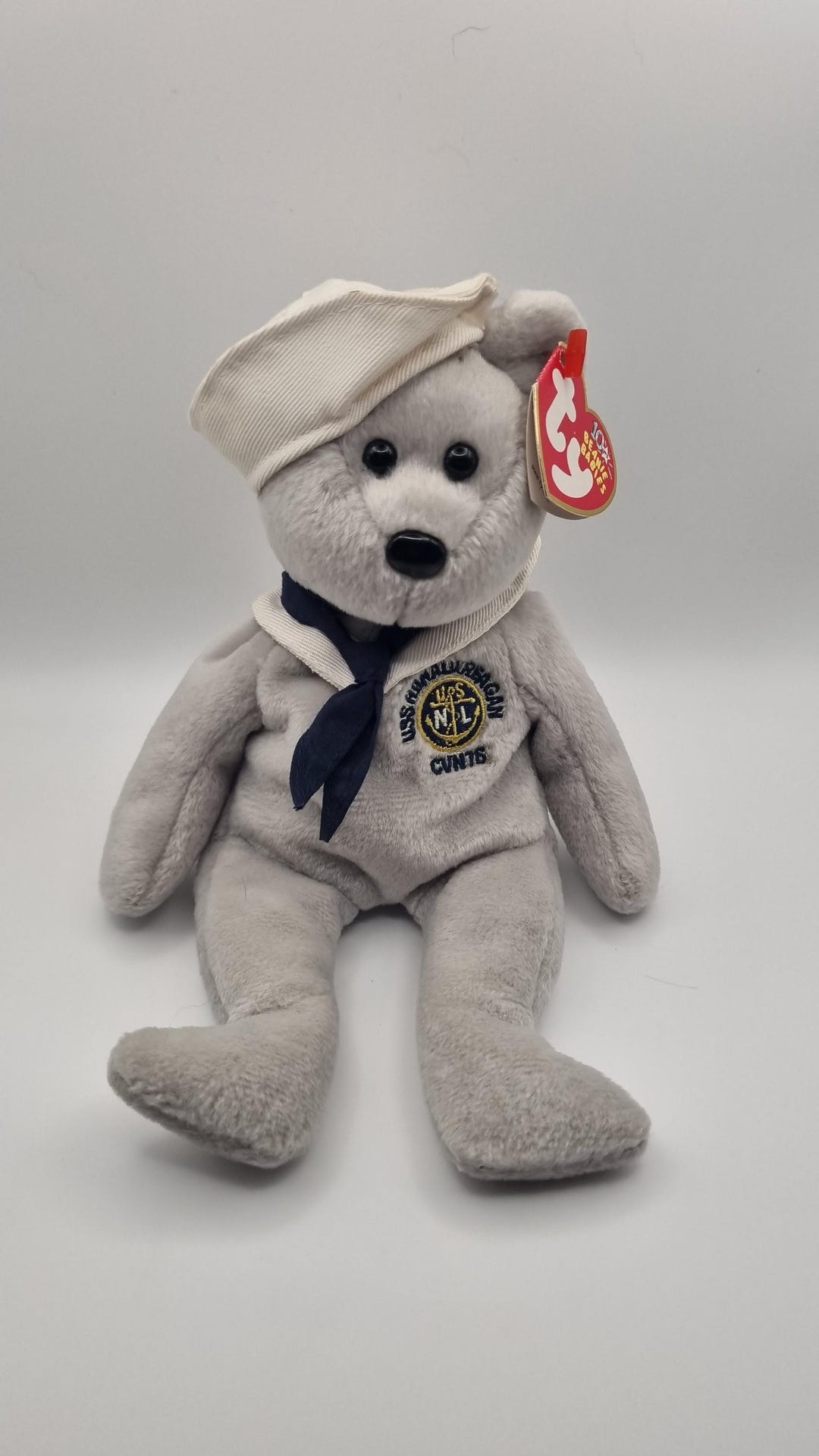 Ronnie Beanie Baby – USS Ronald Reagan Bear, 2003 TY Collectible, Mint ...