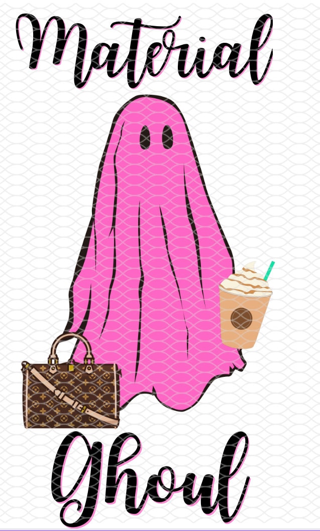 Material Ghoul Png Digital Download Sublimation , Ghost, Material Girl ...