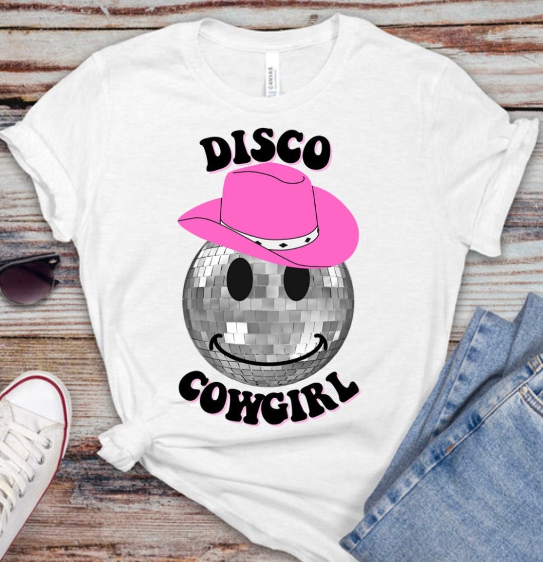 Disco Cowgirl Png Digital Download for Sublimation Retro Cowgirl Nash ...